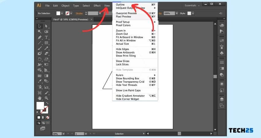 How To Undo Outlines In Illustrator Step by Step Tutorial
